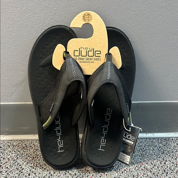 Hey Dude | Shoes | Hey Dude Charcoal Sandals | Poshmark